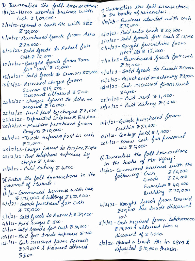 Journal Entries | PDF