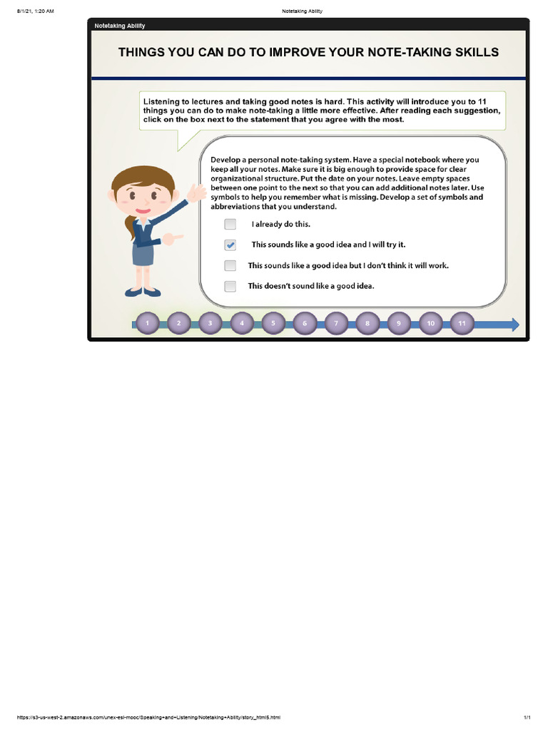 Notetaking Ability Help | PDF | Games & Activities | Computers