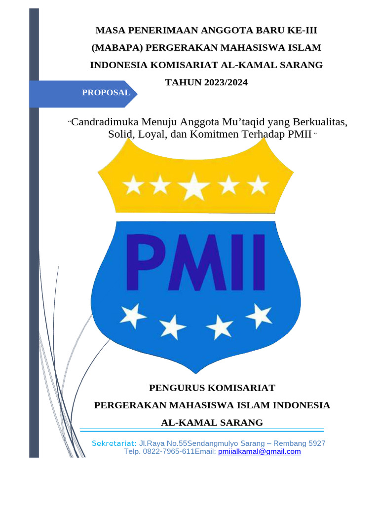 Proposal MAPABA III Rayon | PDF