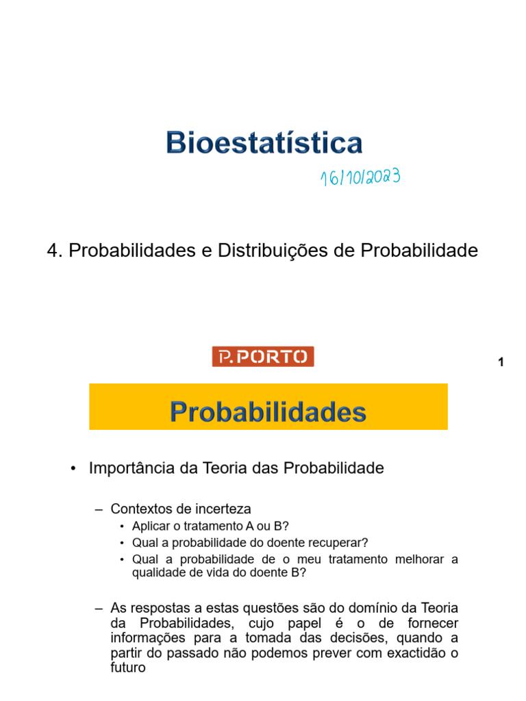 Probabilidades | PDF