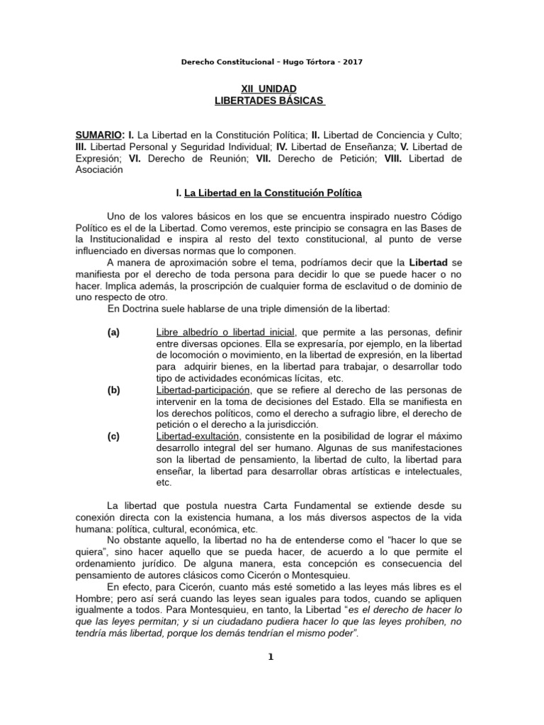 12 - Libertades Basicas | PDF