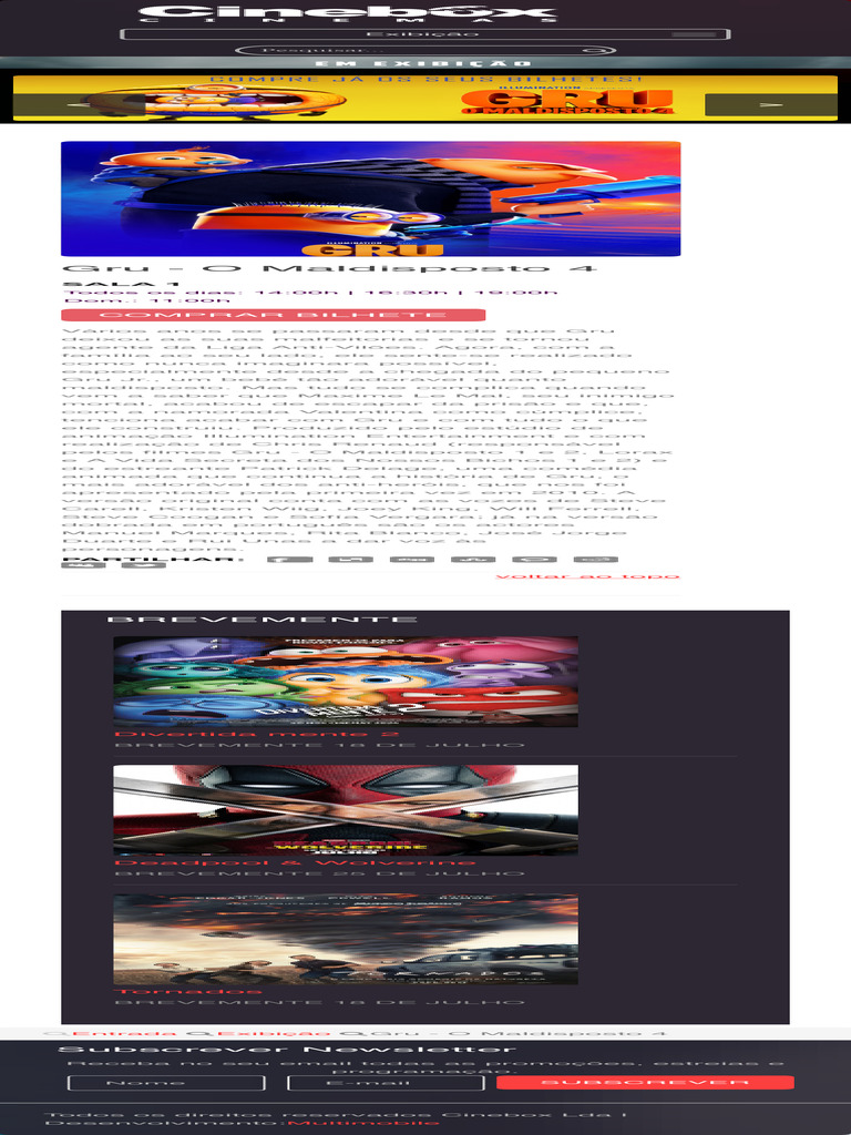 Gru - O Maldisposto 4 | PDF