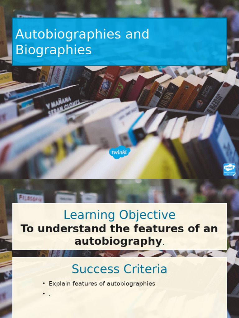 Autobiography Grade 8 | PDF