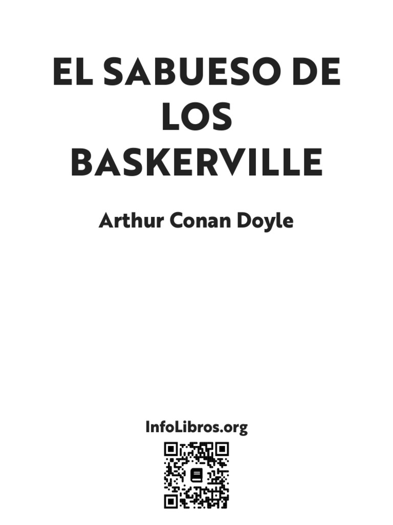 El Sabueso de Los Baskerville Arthur Conan Doyle | PDF