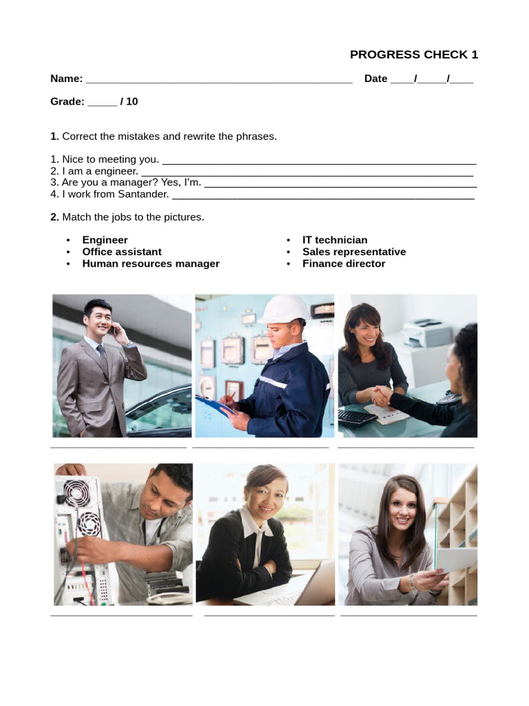 Progress Check 1 - Business Result | PDF