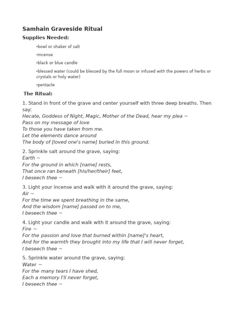 Mourning Ritual | PDF | Religion & Spirituality