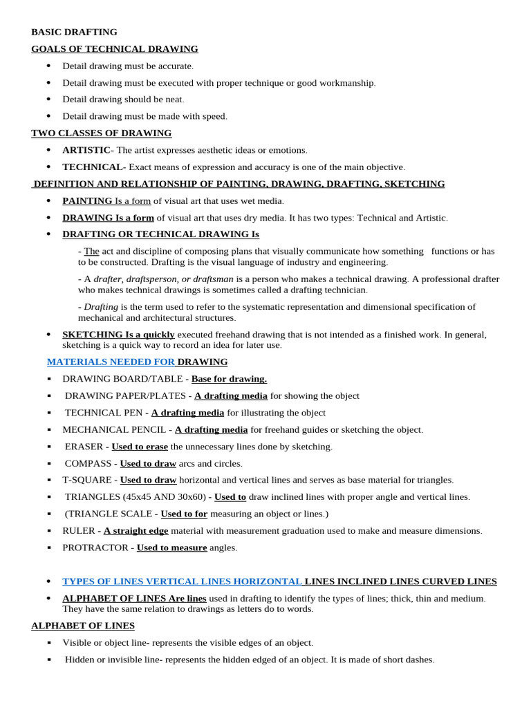 Drafting | PDF