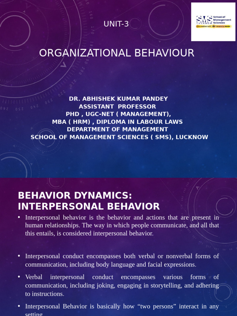 Organization behaviour | PDF