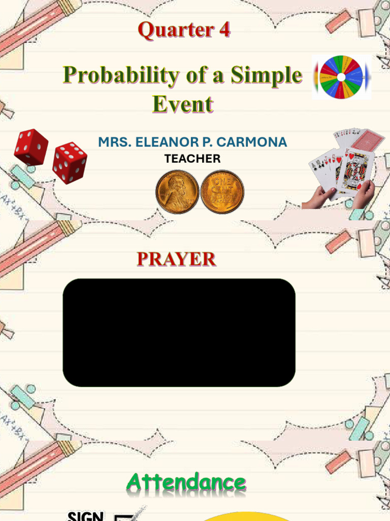 PROBABILITY-OF-SIMPLE-EVENTS | PDF