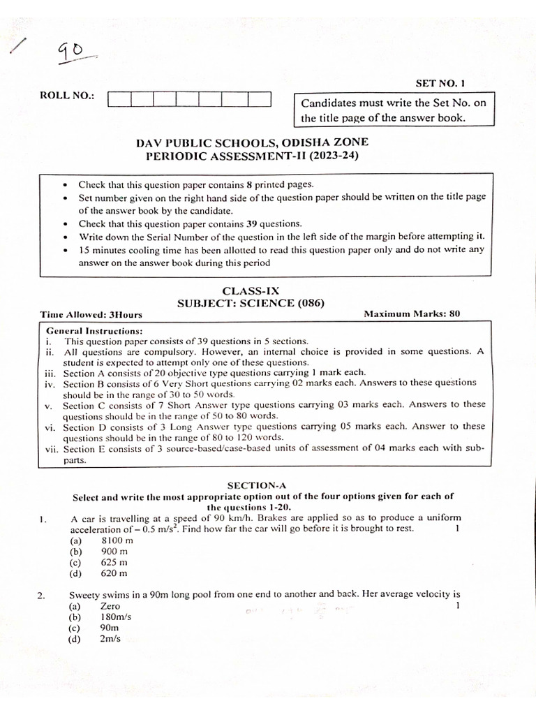 AI SAMPLE PAPER | PDF