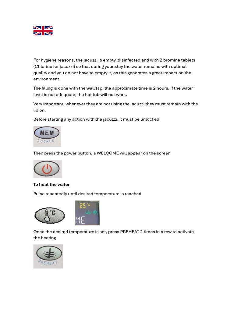 Manual Jacuzzi EN | PDF