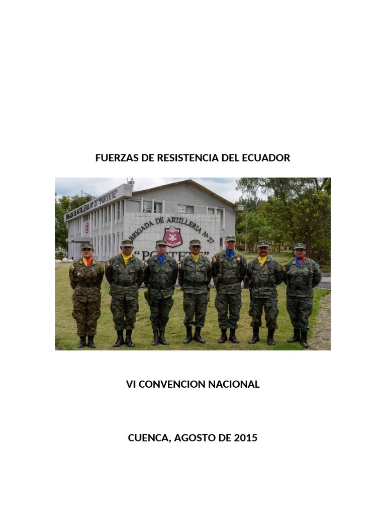 Reglamento Interno FFRR | PDF
