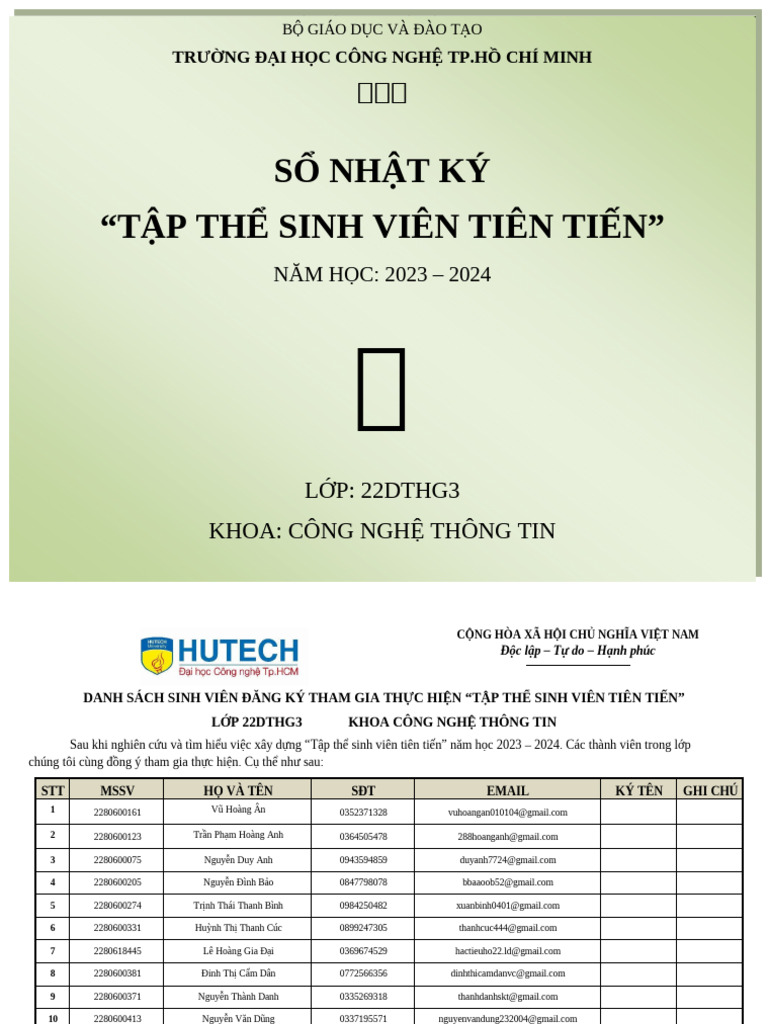 Sổ nhật ký TTTT | PDF