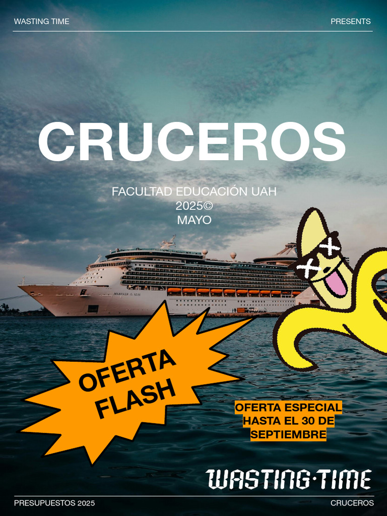 Presupuesto Facultad Educación Uah Mayo 2025 Cruceros | PDF