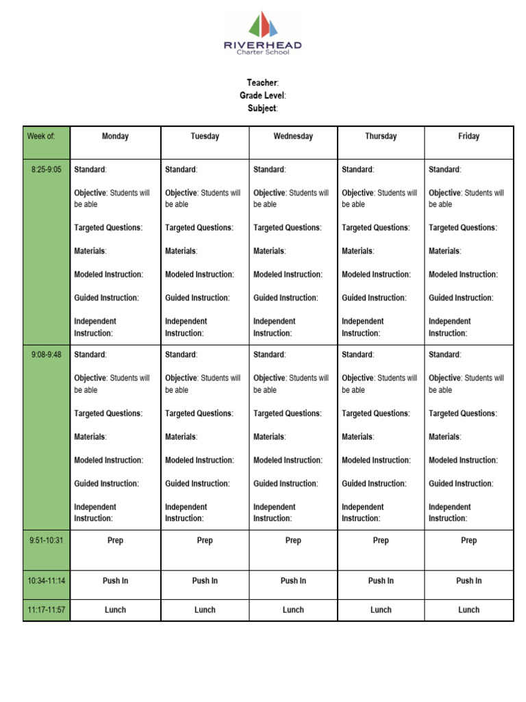 Copy - 3-6 ELA RTI Lesson Plan 23 - 24 | PDF