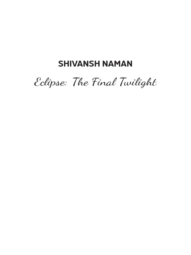 Eclipse the Final Twilight POCKET PRINT READY | PDF Eclipse the Final Twilight POCKET PRINT READY | PDF