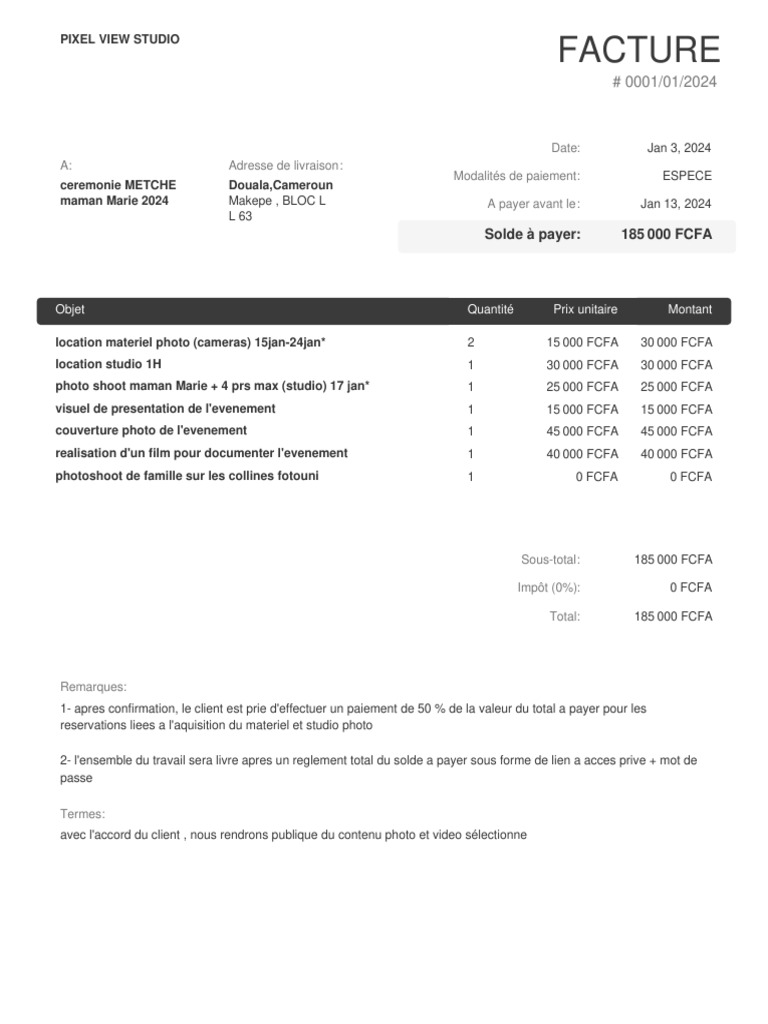 Invoice # 0001_01_2024 | PDF