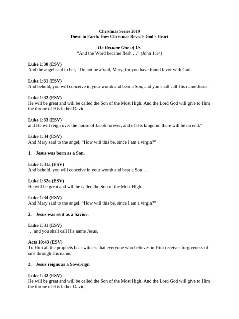 0e9574794 - 1575249130 - He Became One of Us 12 1 19 Am | PDF