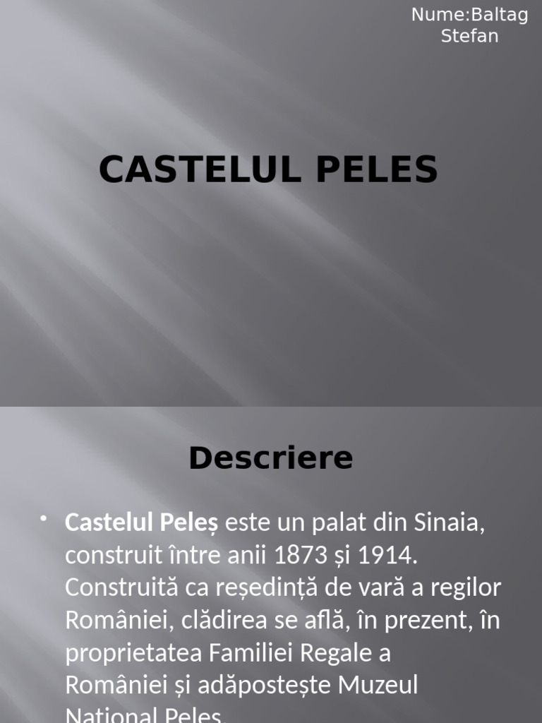 Castelul Peles | PDF