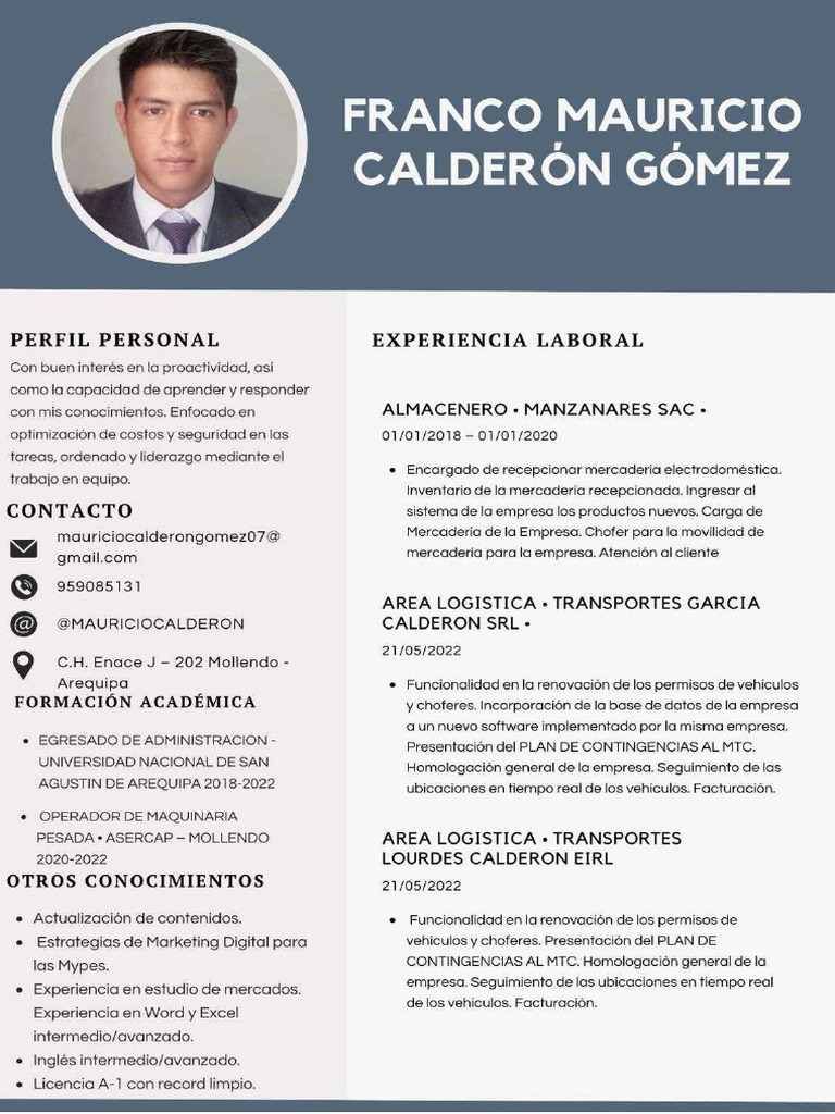 Comparto 'CV MAU' Con Usted | PDF