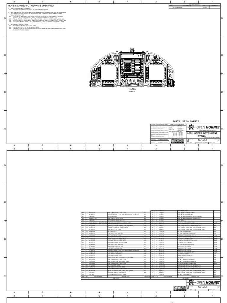 OH1A1-1 - ASSY, UPPER INSTRUMENT PANEL - v11 | PDF