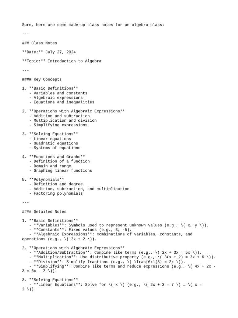 Letters in Math | PDF