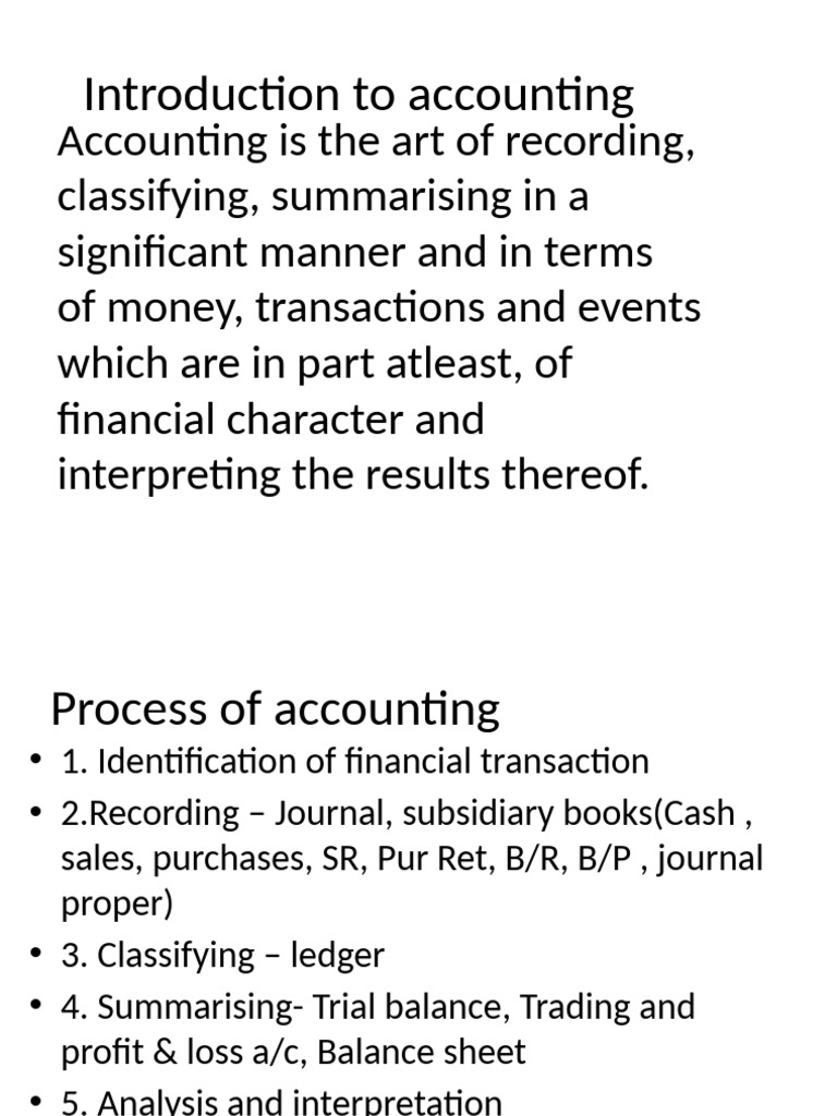 Introduction Accounting Xi | PDF