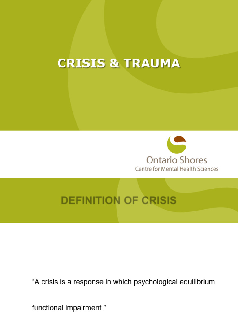 Crisis Trauma Presentation 2020 Pdf
