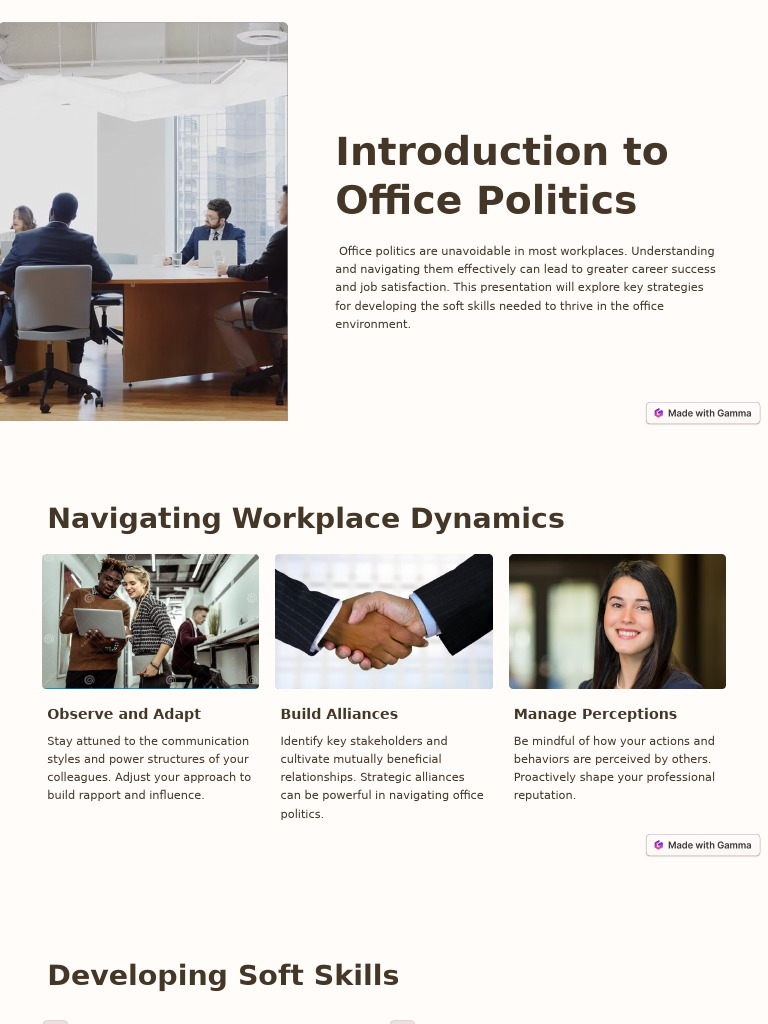 Introduction-to-Office-Politics | PDF