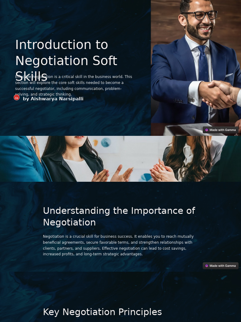 Introduction-to-Negotiation-Soft-Skills | PDF