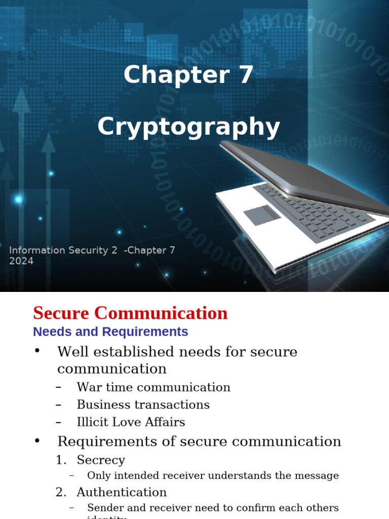 Module 7 Cryptography | PDF Module 7 Cryptography | PDF
