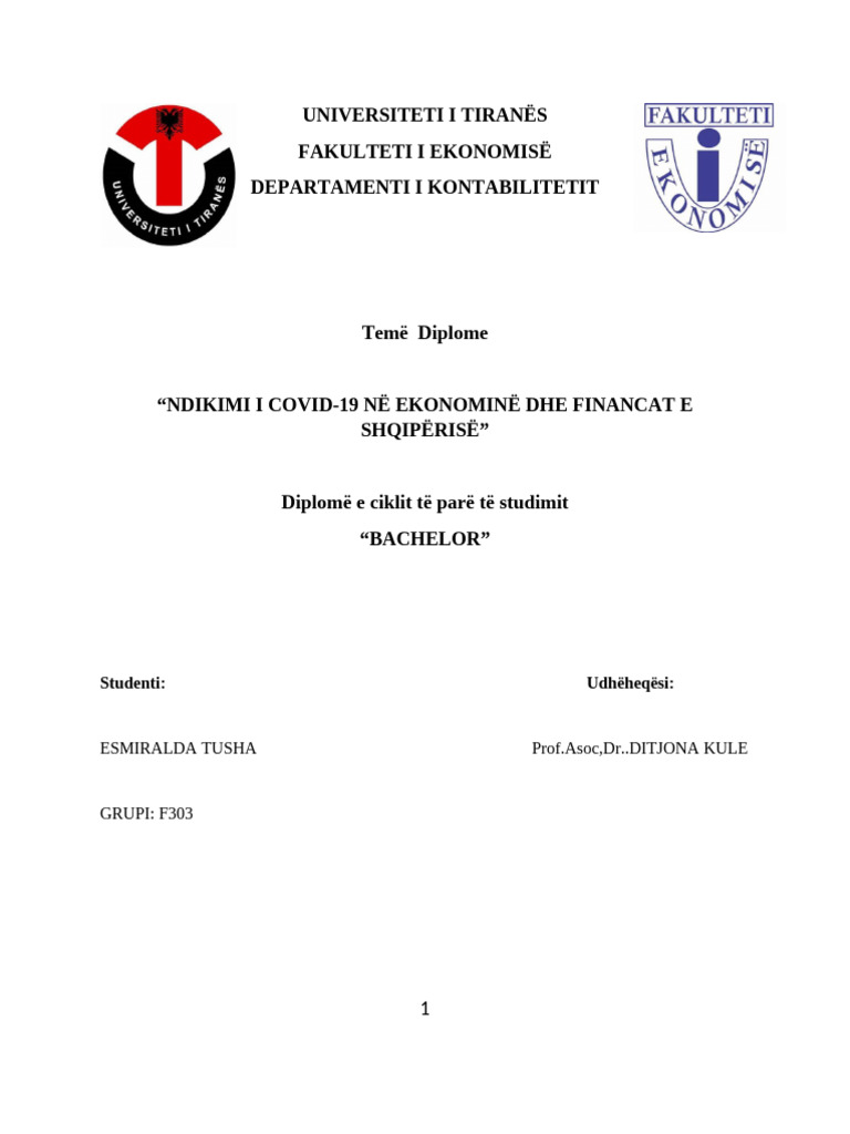 TEMA DIPLOMES Me Permbajtje | PDF