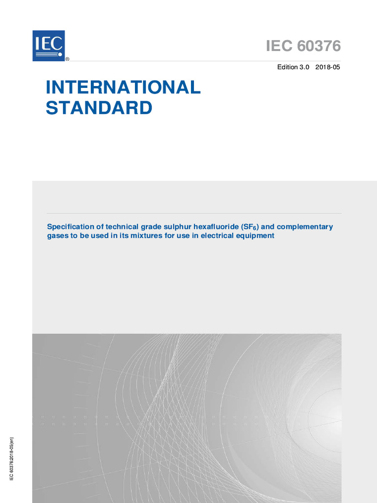 Iec 60376-2018 | PDF
