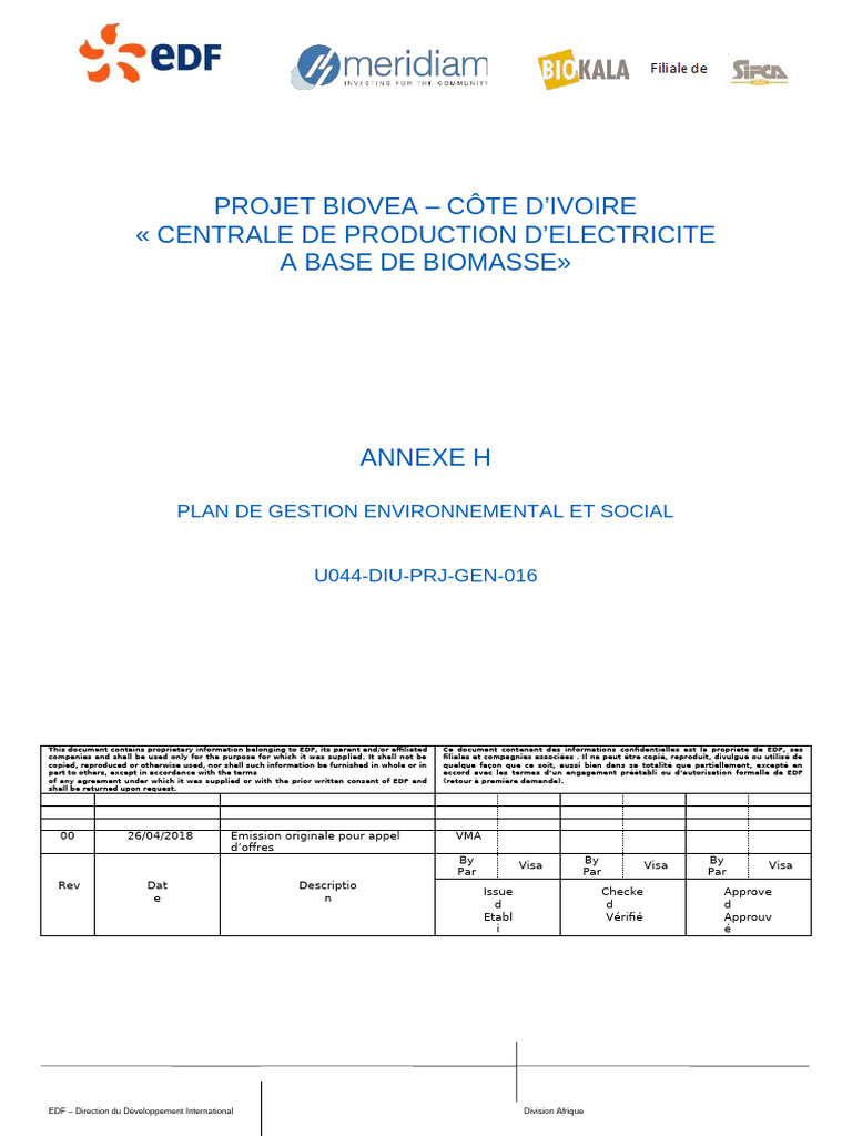 Annexe H - U044-DIU-PRJ-GEN-016 Rev. 0 Plan de Gestion Environnement Et ...