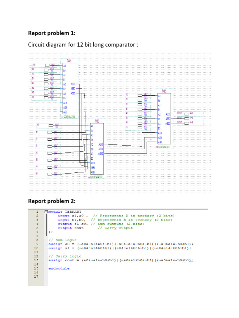 Report Problem 1 | PDF