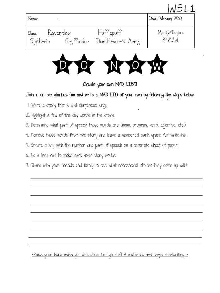 W5L1 scifi print | PDF