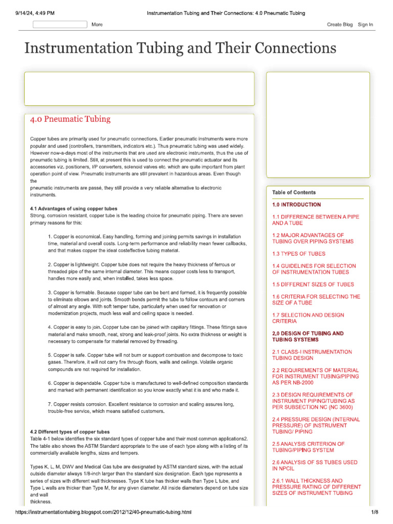04 Instrumentation Tubing and Their Connections - 4 | PDF