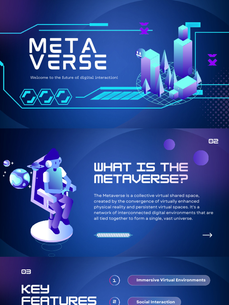 Purple Blue Gradient Futuristic Animated Metaverse Presentation - 20240926 - 235247 - 0000 | PDF