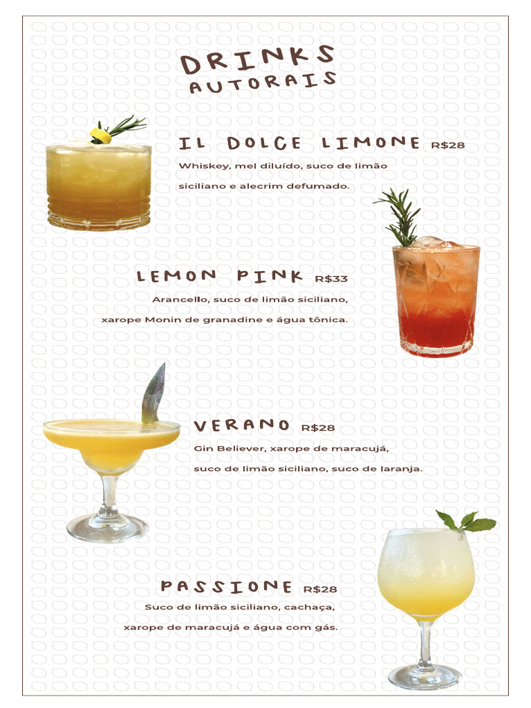 Carta Bebidas Versão Final 03 01 2023 Online | PDF
