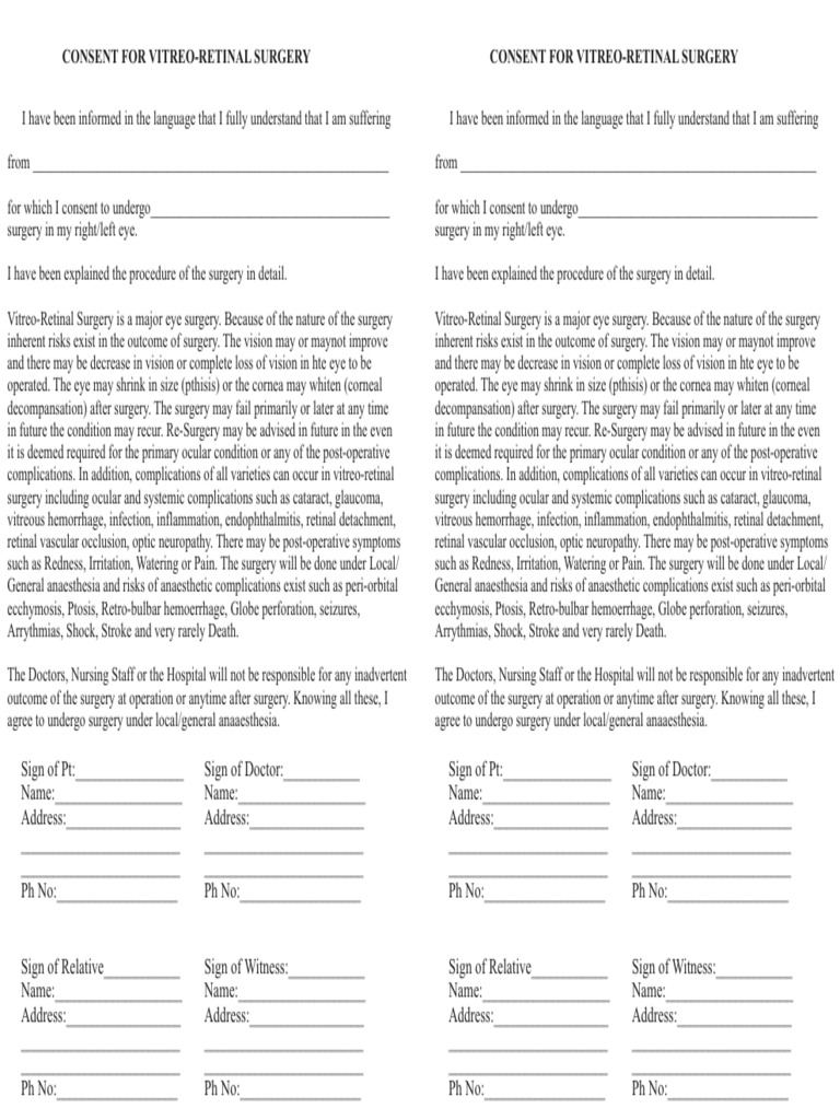 VR Surgery Consent1 | PDF