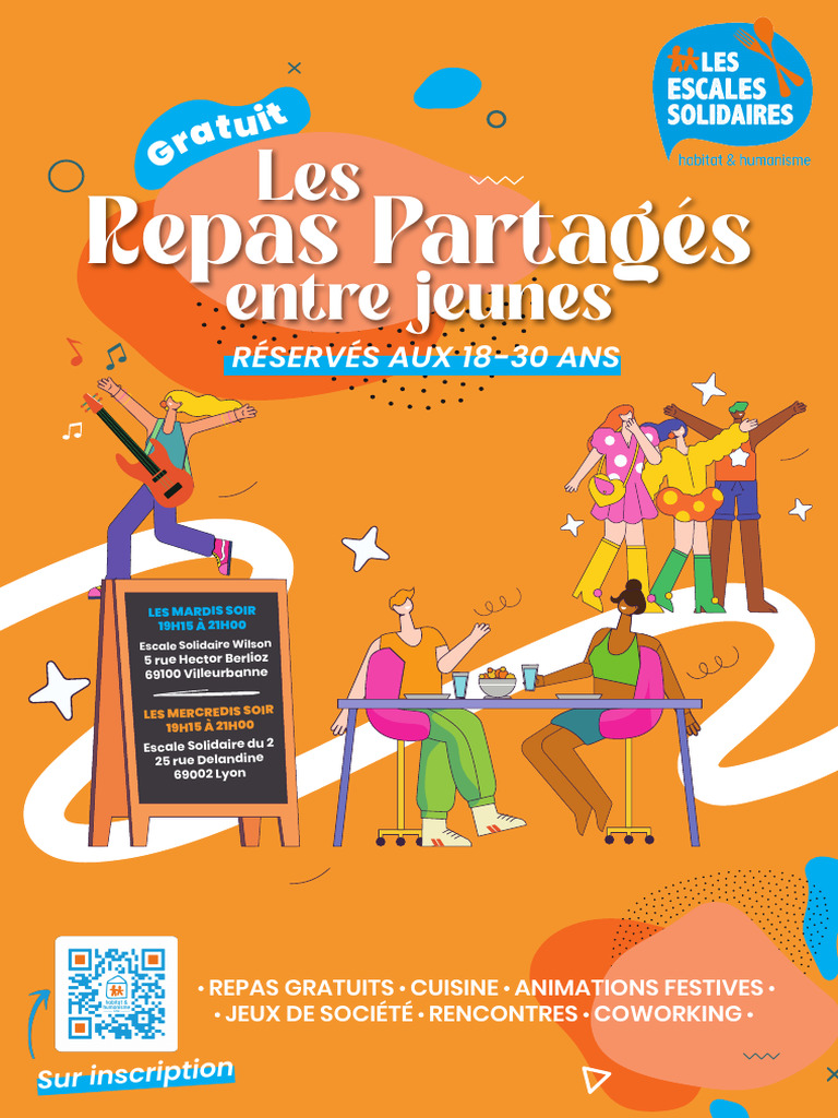 Repas Gratuits Escales Solidaires | PDF