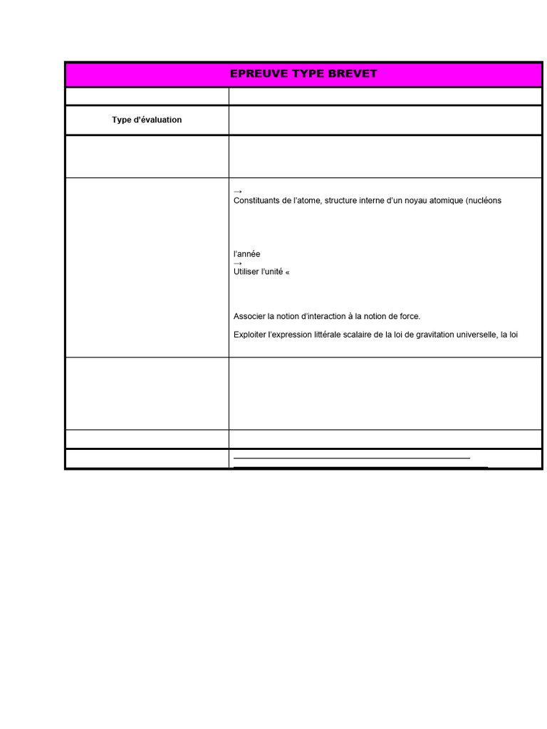 Fiche Epreuve Type Brevet - Amandine Pinel - Sur La Lune | PDF