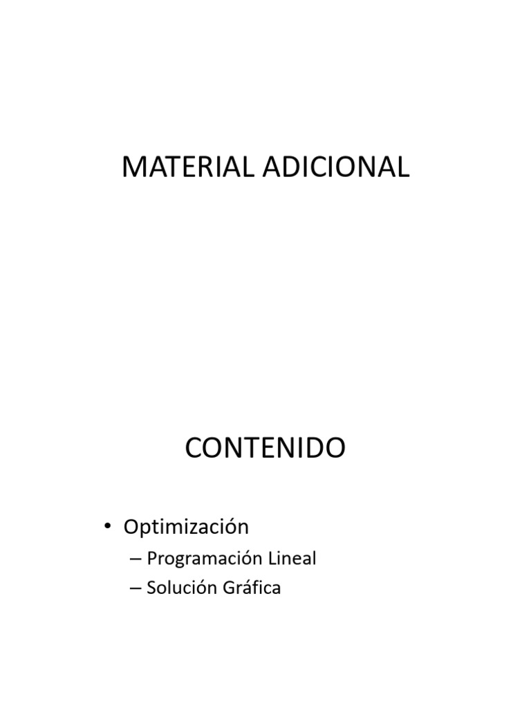 Material Complementario PL | PDF