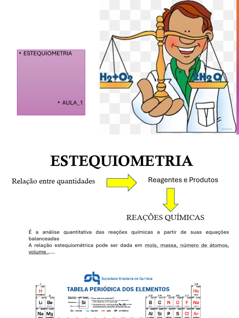 Aula - 1 - Estequiometria - 2024 | PDF