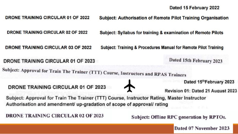 DRONE DTC Circulars | PDF