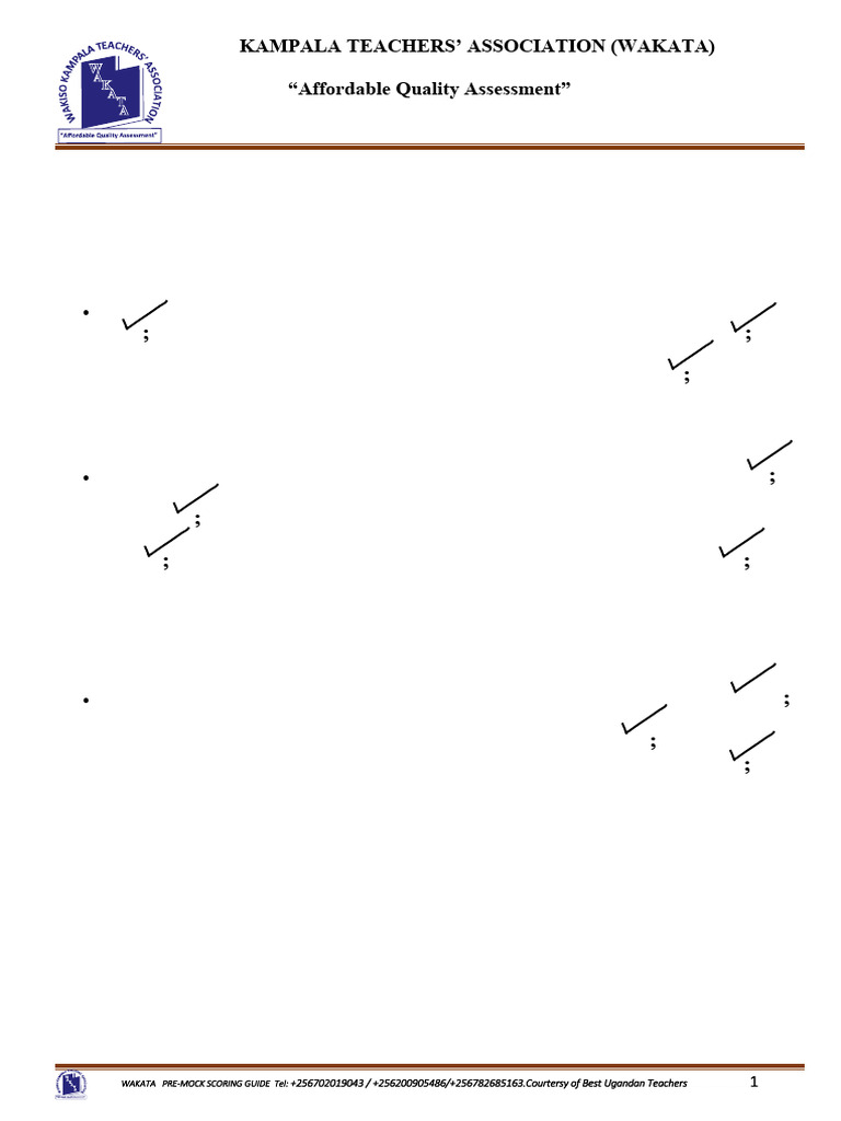 2024 UCE Physics Pre-Mock Guide | PDF | Electric Motor | Teaching ...