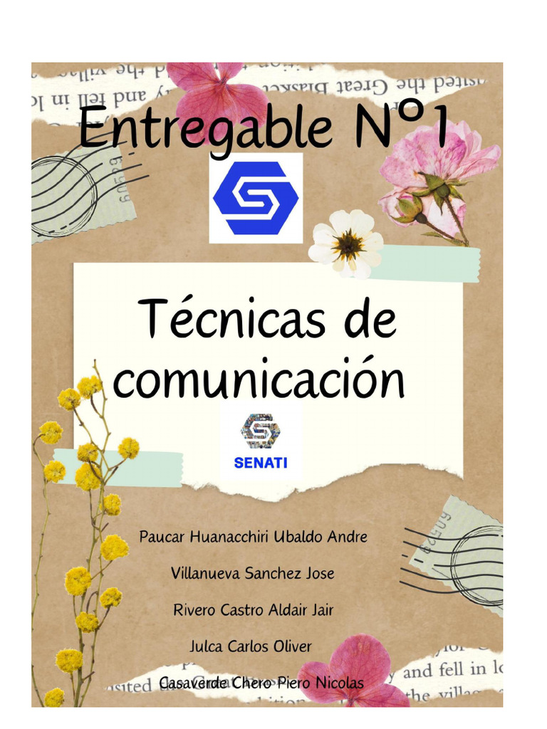 Entregable 1 de Tecnicas de Comunicacion | PDF | Hablar en público