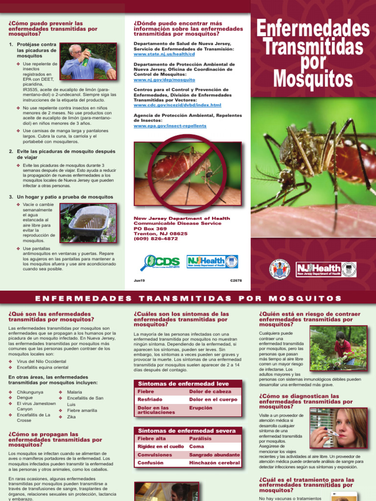 C2678 Mosquito Borne Diseases Brochure SPA Without Crop Marks | PDF