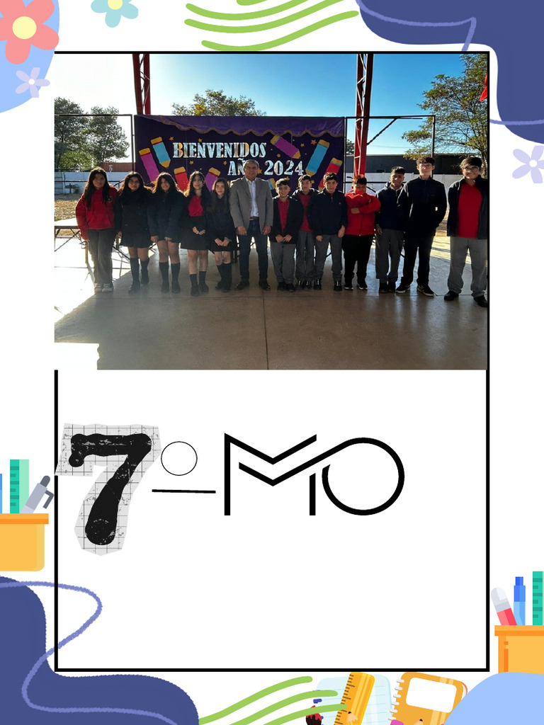 Cute Pastel Blue School Themed Page Border Design Template | PDF