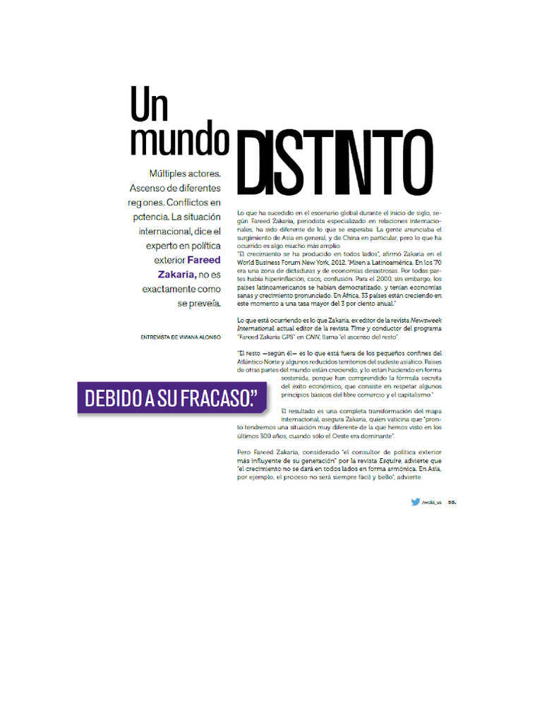Un Mundo Distinto | PDF